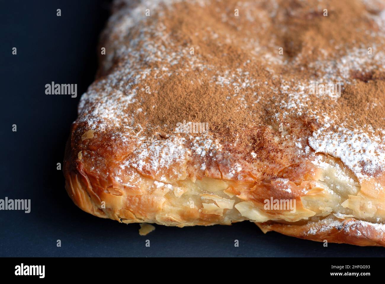 Bougatsa Greek Sweet Custard Pastry Stock Photo - Alamy
