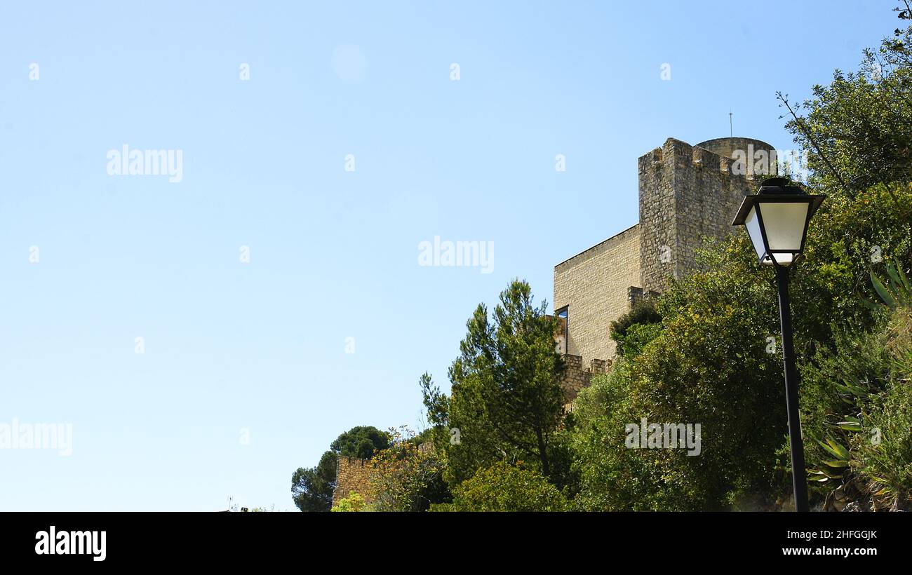 Castle of Catellet and La Gornal, Alto Penedés, Barcelona, Catalunya ...
