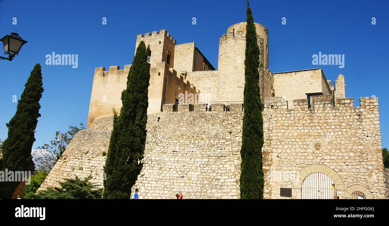 Castle of Catellet and La Gornal, Alto Penedés, Barcelona, Catalunya ...