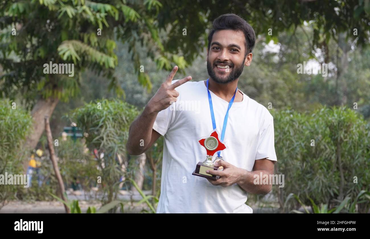Indian winner achievement success hi-res stock photography and images ...