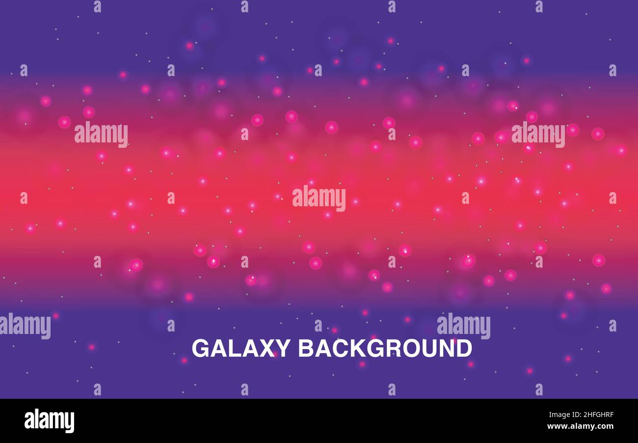 Space background. Colorful galaxy with nebula, planet and stars ...