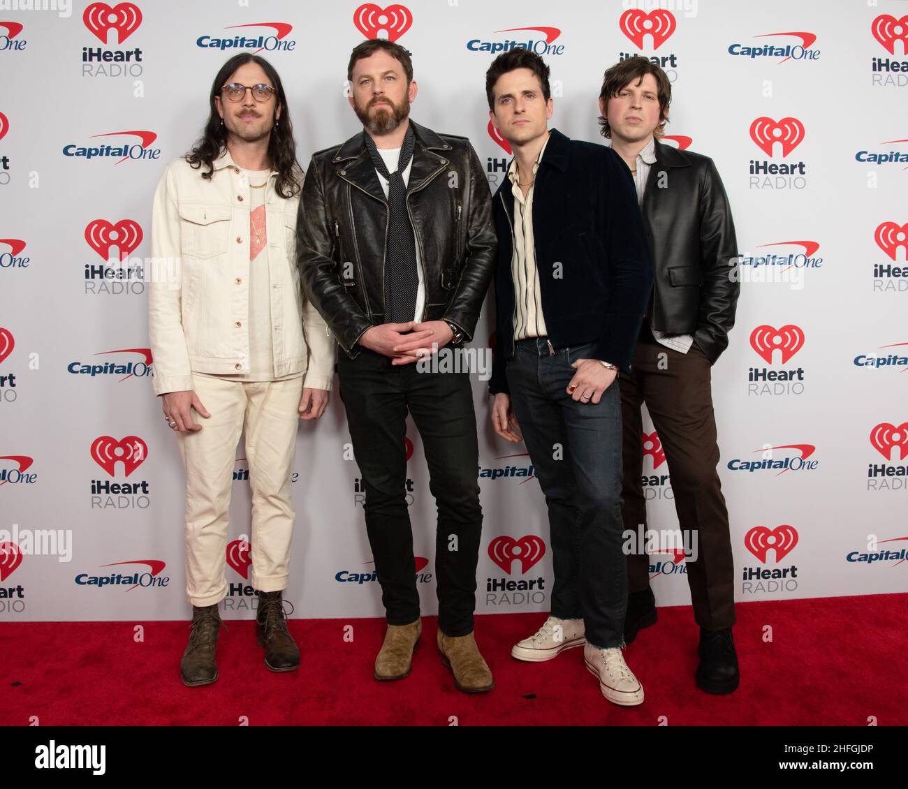 January 15, 2022, Inglewood, Caliofrnia, USA: (L-R) Nathan Followill ...