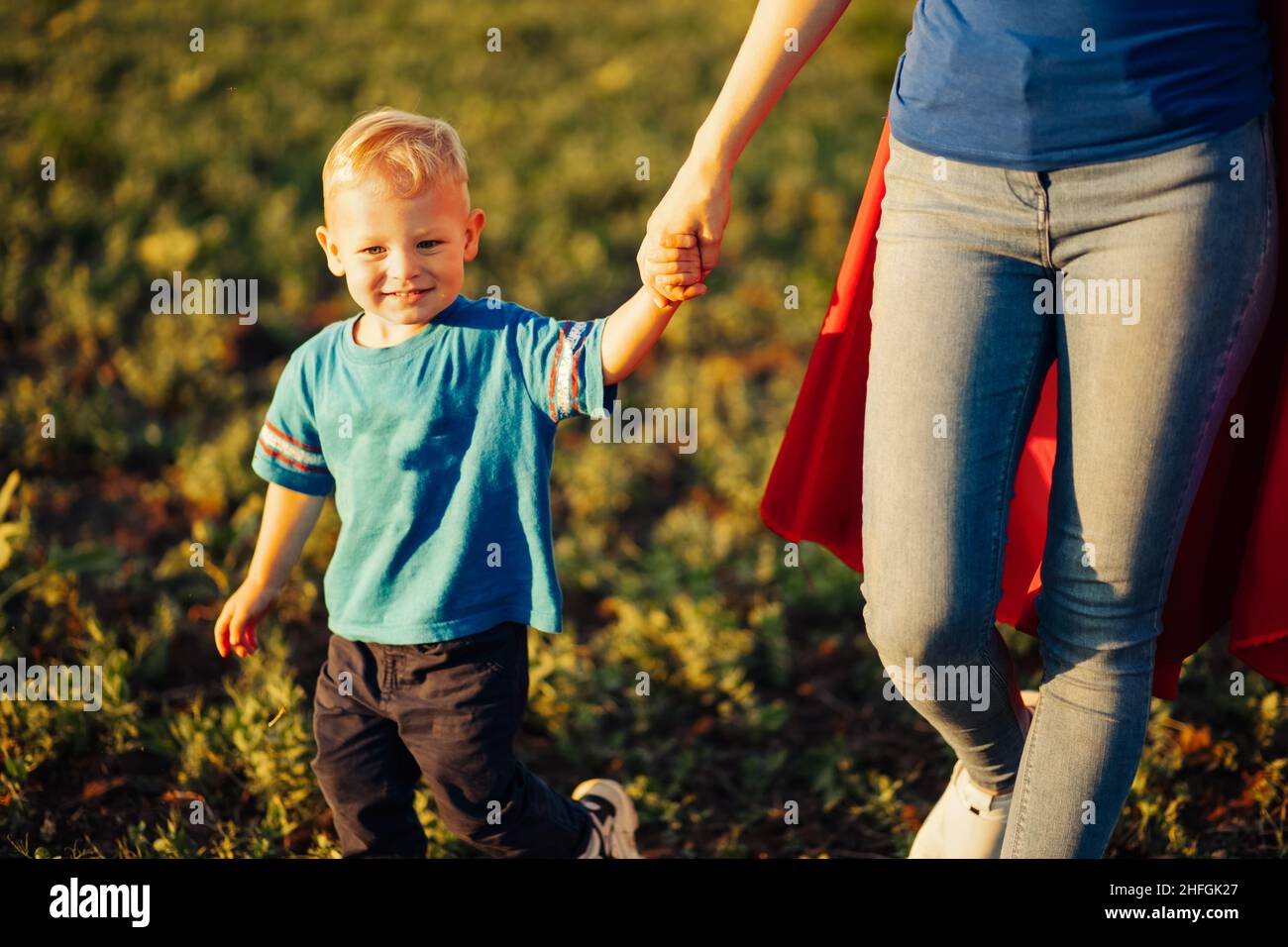 Together we are a super power hi-res stock photography and images - Alamy