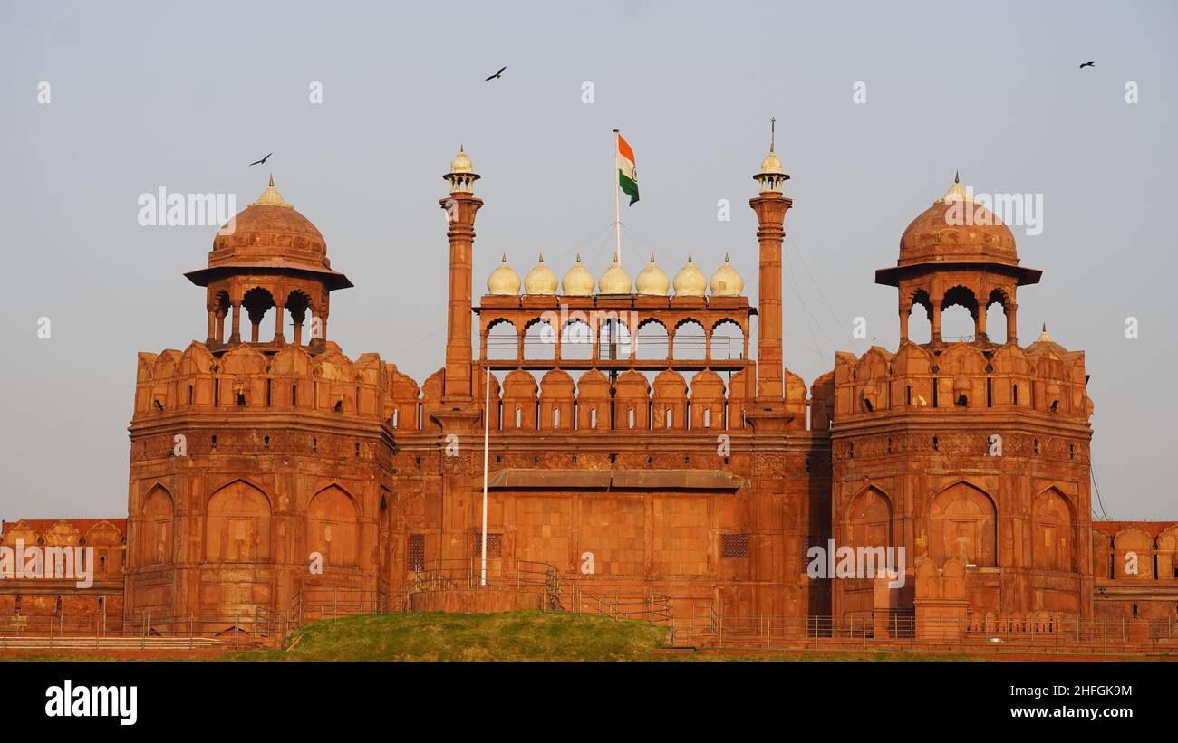 Red Fort image - red fort in delhi image Stock Photo - Alamy