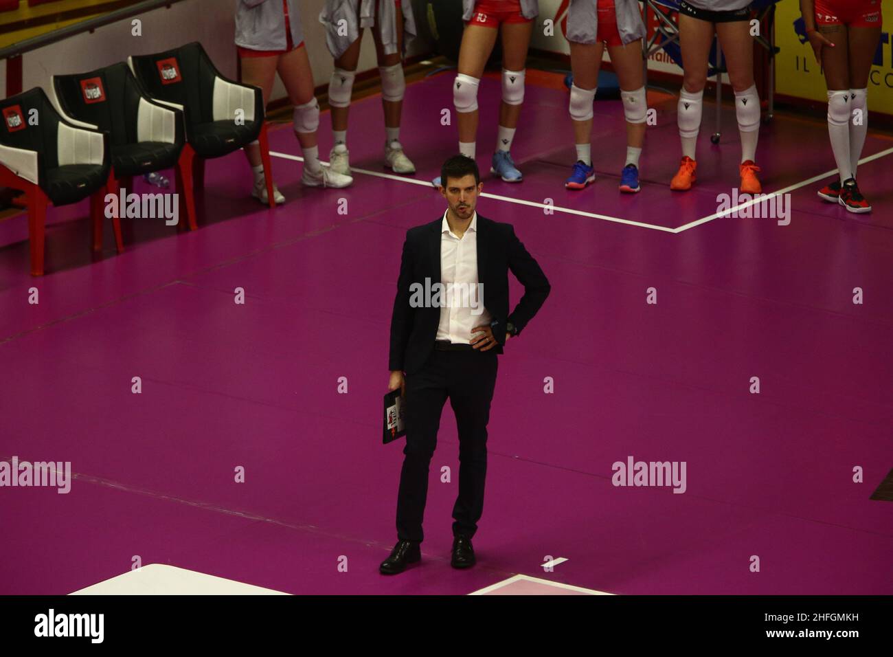 Marco Musso during Unet E-Work Busto Arsizio vs Megabox Vallefoglia ...