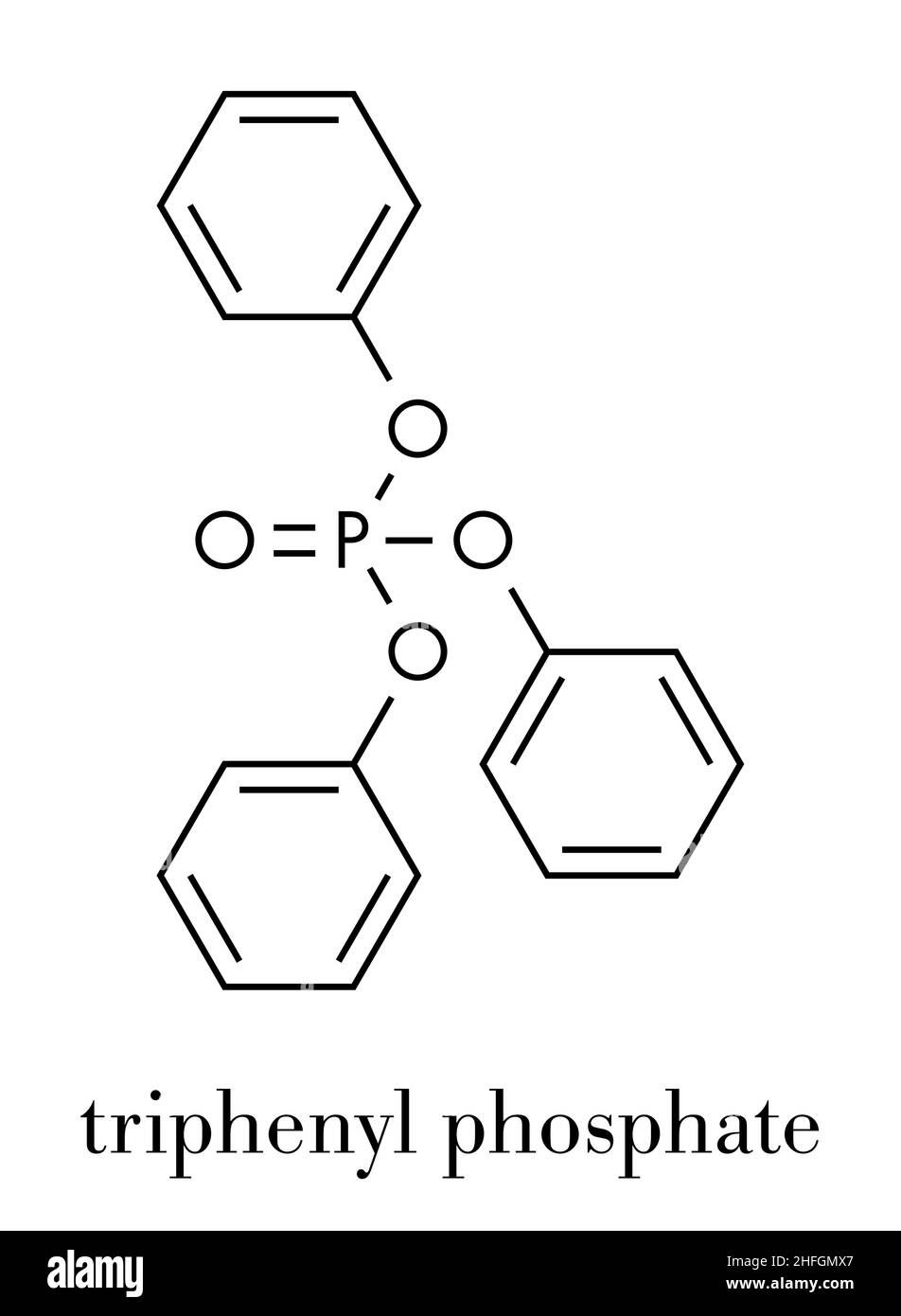 Triphenyl phosphate Stock Vector Images - Alamy