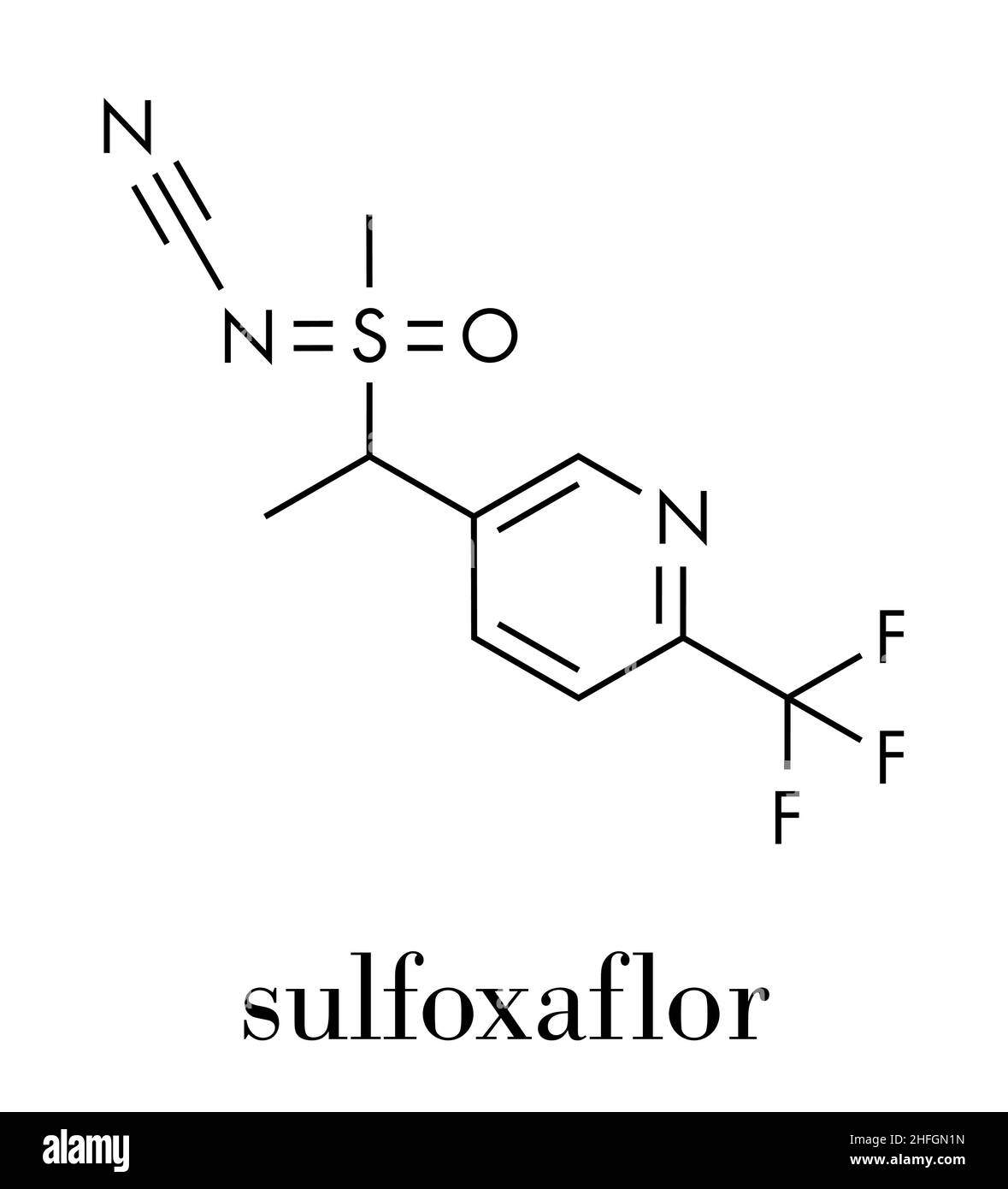Sulfoxaflor insecticide molecule hi-res stock photography and images ...
