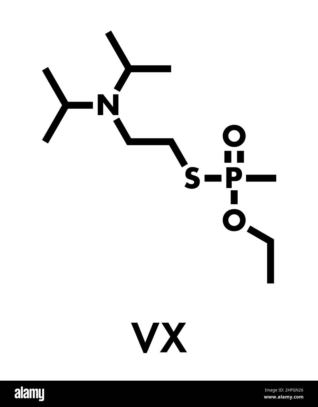 Vx nerve agent Stock Vector Images - Alamy