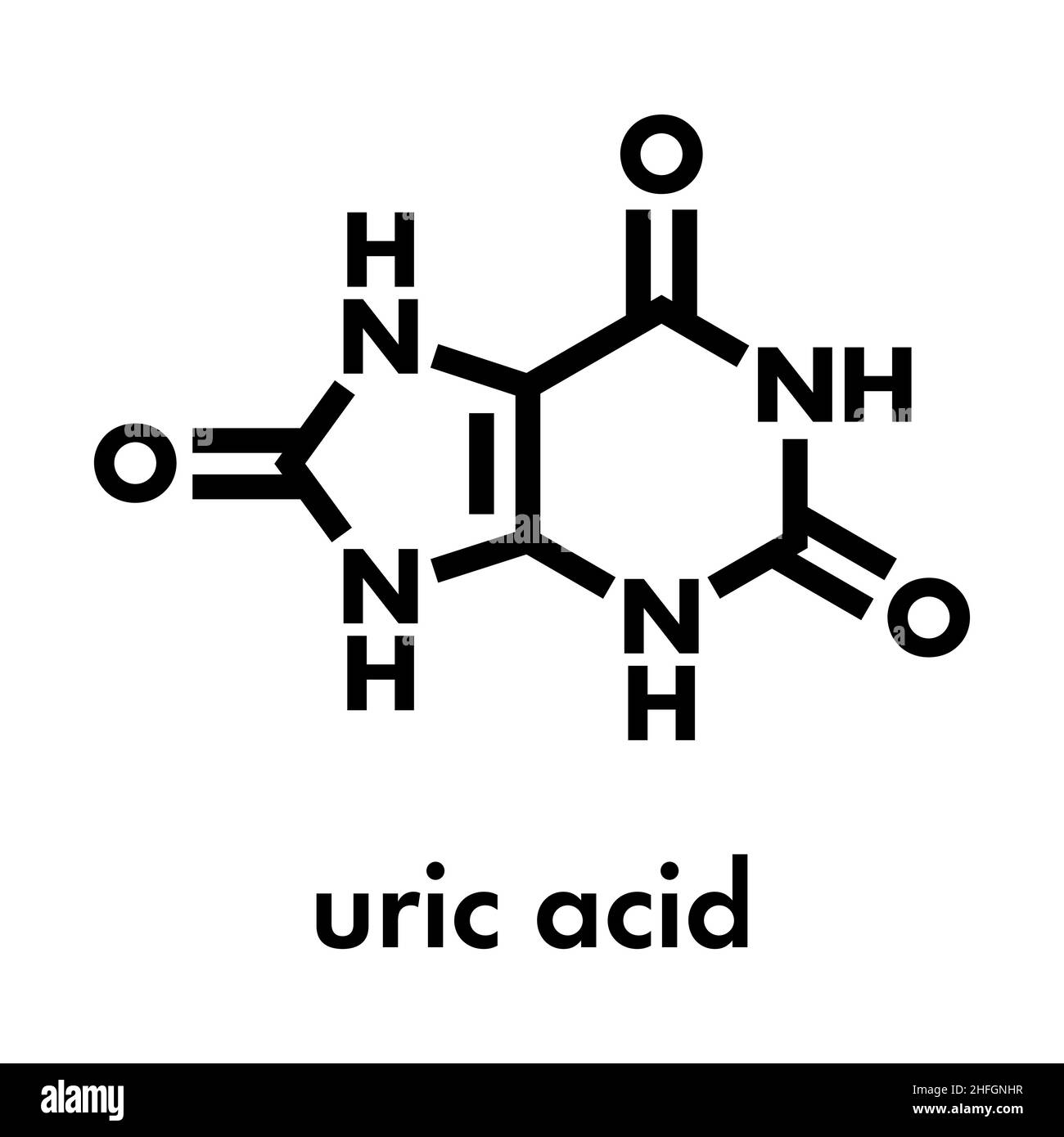 Uric Acid Molecule