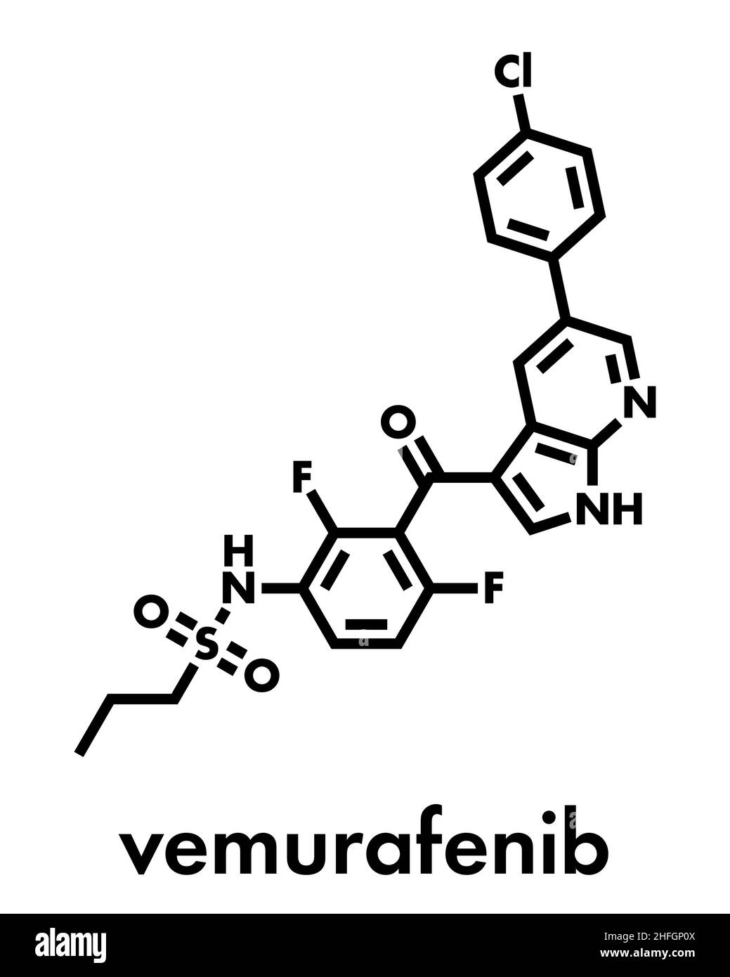 Vemurafenib Structure