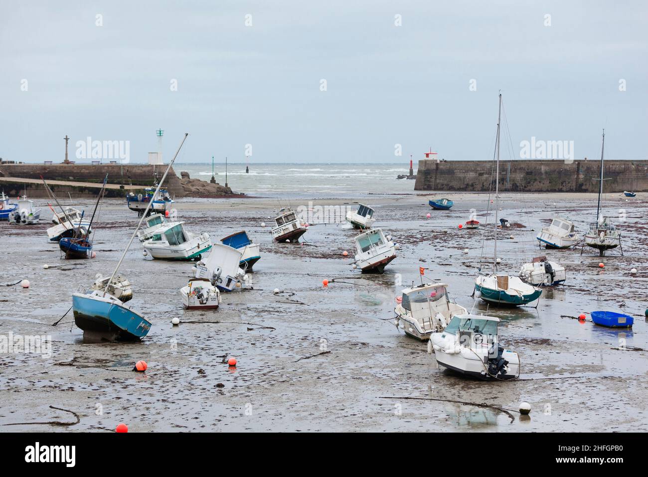 Habour of Barfleur, wonderful small town on the peninsula Cotentin ...