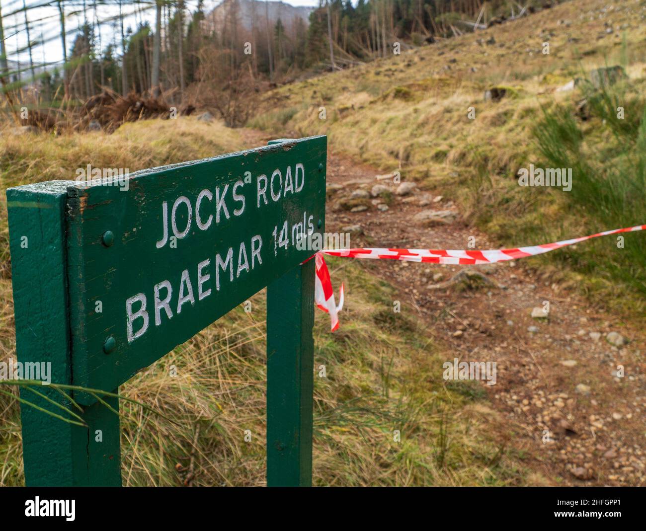 Approach to corrie fee blocked hi-res stock photography and images - Alamy