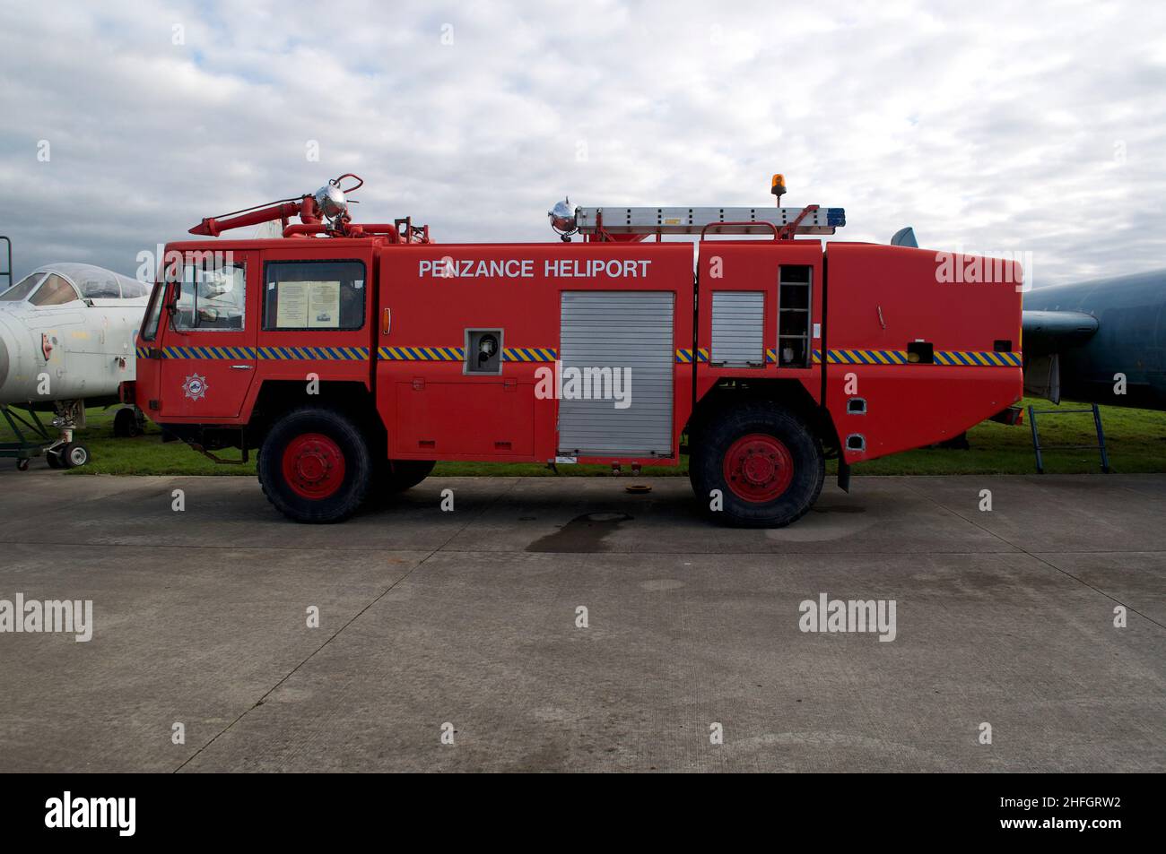 HCB-ANGUS MK 10 1983 Fire Engine Penzance Heliport Cornwall England UK ...