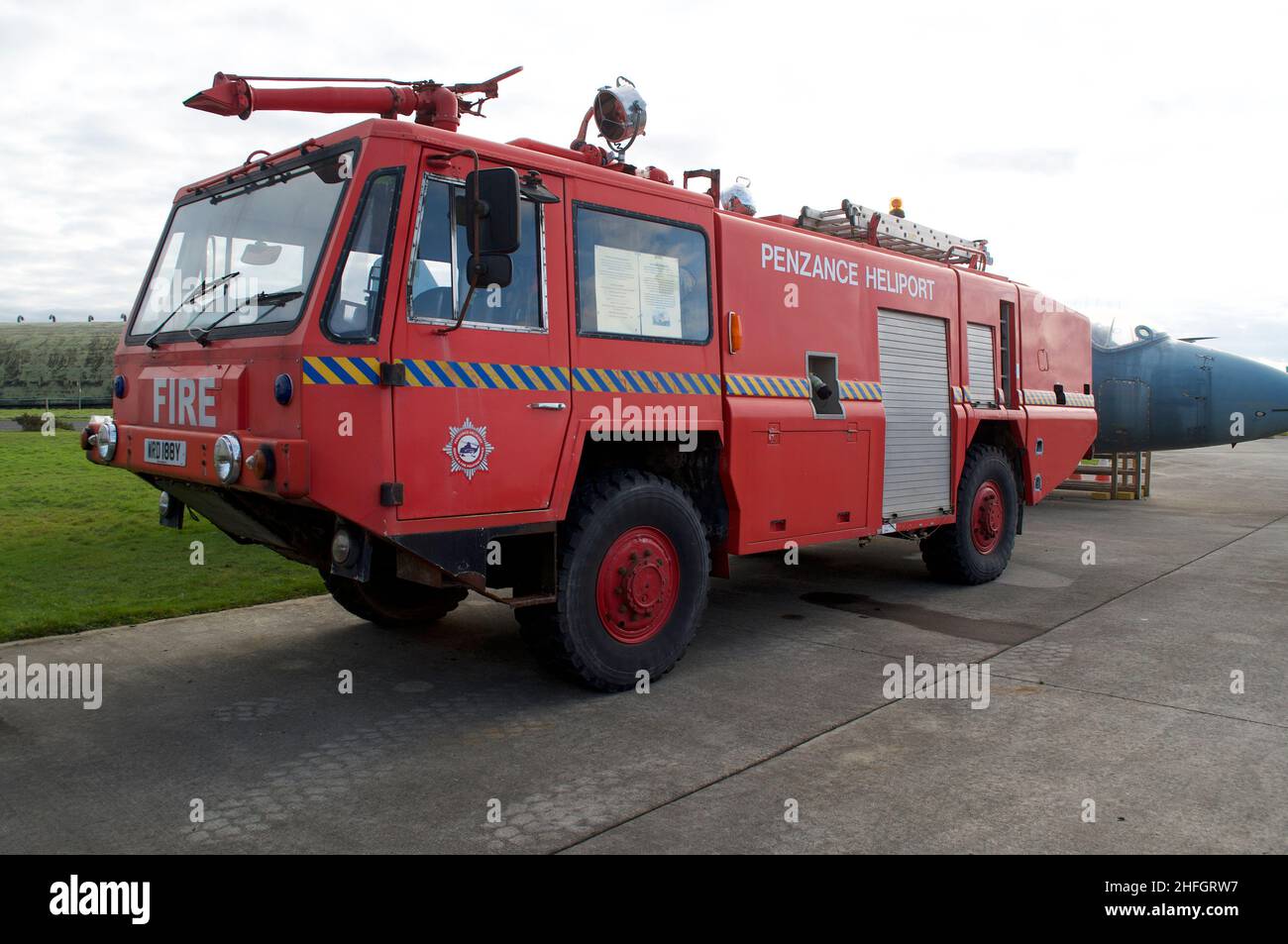 HCB-ANGUS MK 10 1983 Fire Engine Penzance Heliport Cornwall England UK ...