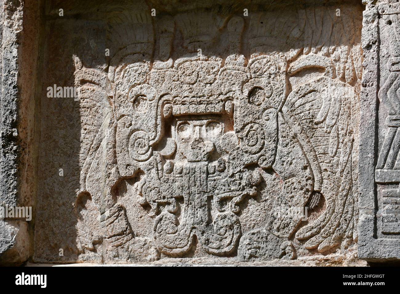 Carved Relief, Platform of Venus (Platforma de Venus), Chichén Itzá ...