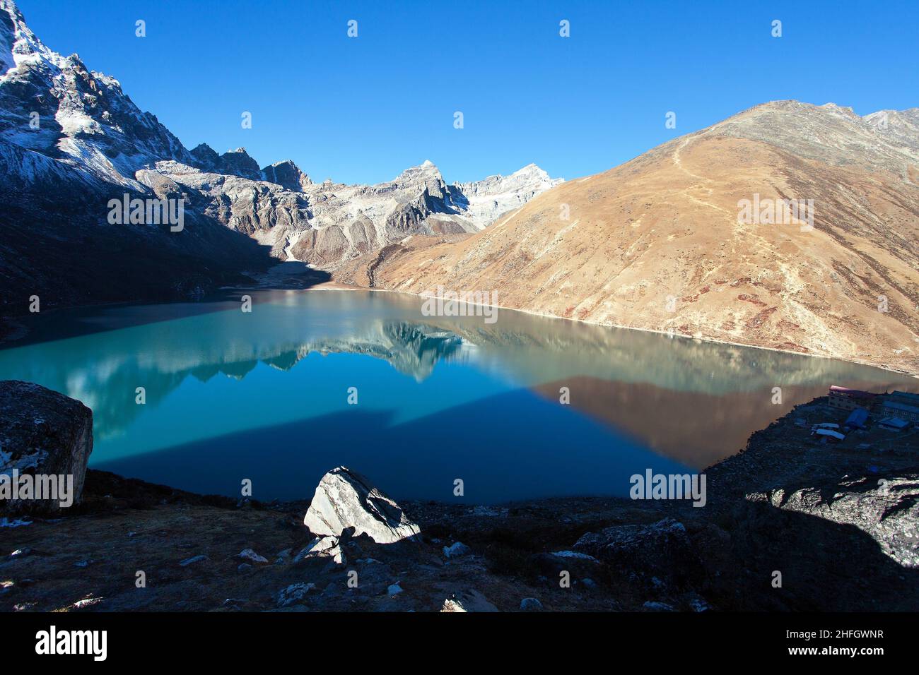 Dudh pokhari Gokyo lake, Gokyo peak and Renjo pass - Way to Cho Oyu ...
