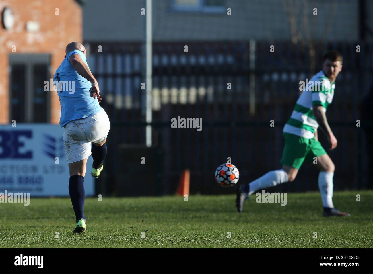 The FA National Sunday Cup game between Dock AFC v Campfield FC at ...