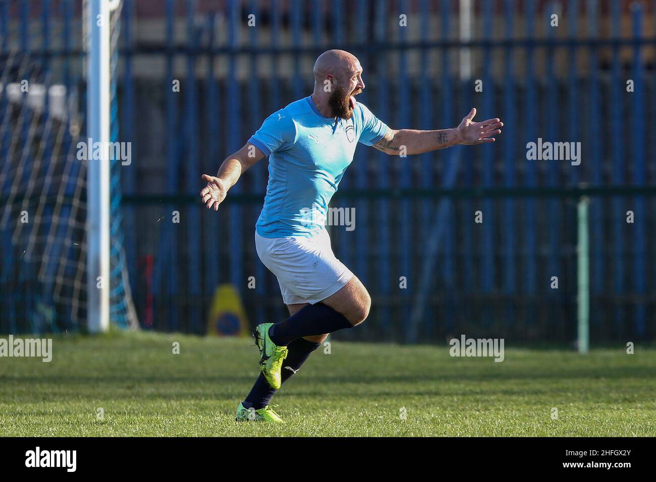 The FA National Sunday Cup game between Dock AFC v Campfield FC at ...