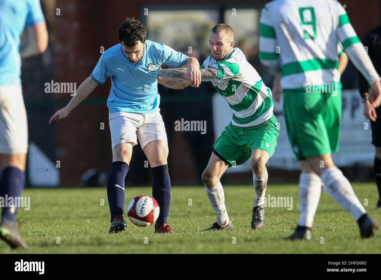 The FA National Sunday Cup game between Dock AFC v Campfield FC at ...