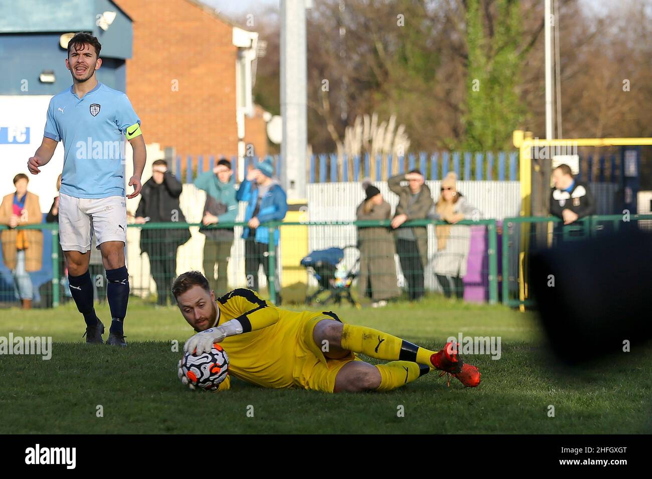The FA National Sunday Cup game between Dock AFC v Campfield FC at ...