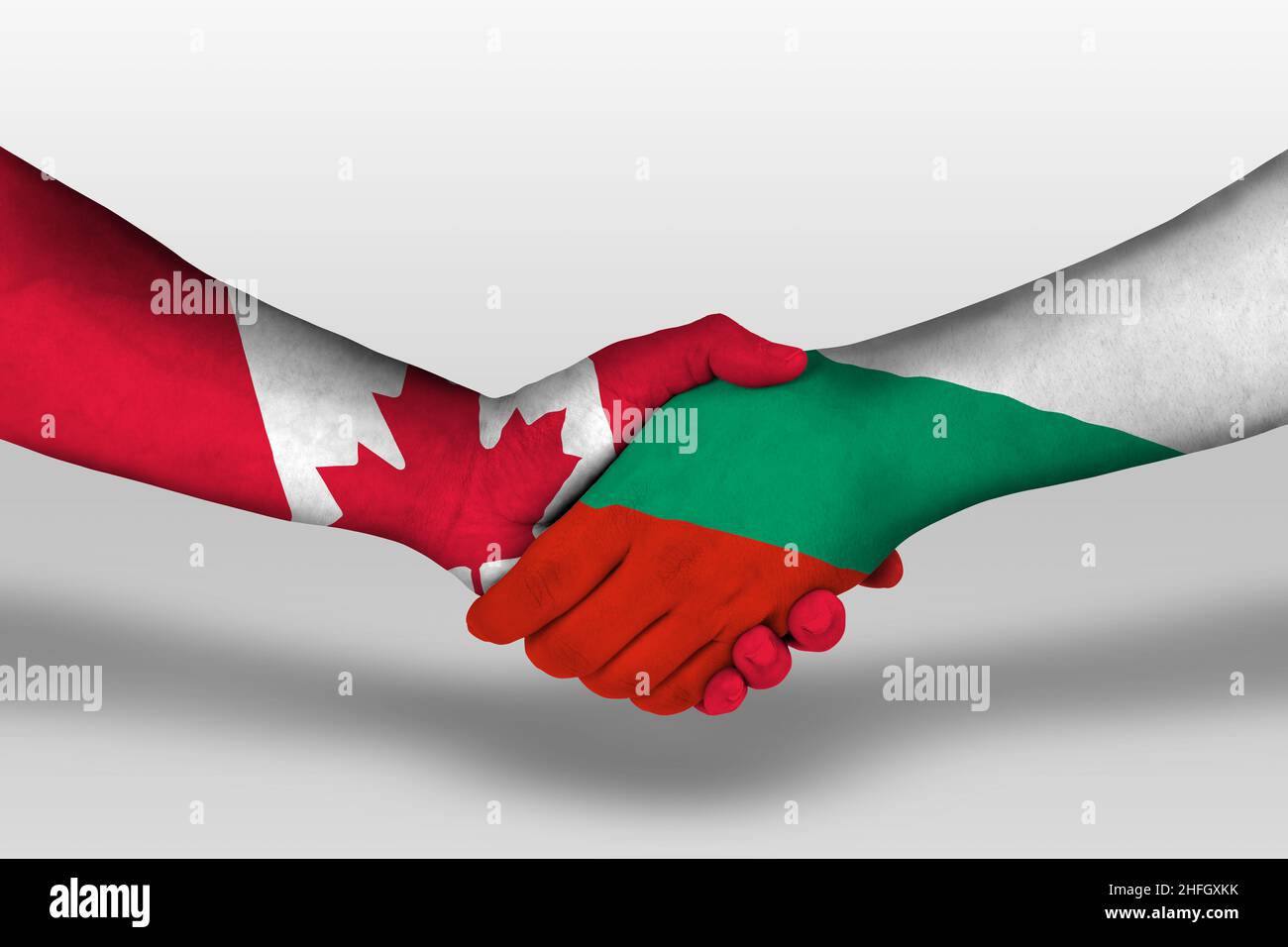 Canada team handshake hi-res stock photography and images - Alamy