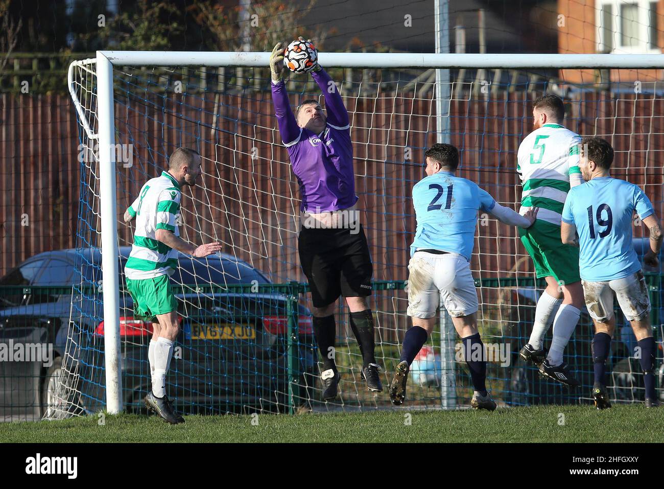 The FA National Sunday Cup game between Dock AFC v Campfield FC at ...