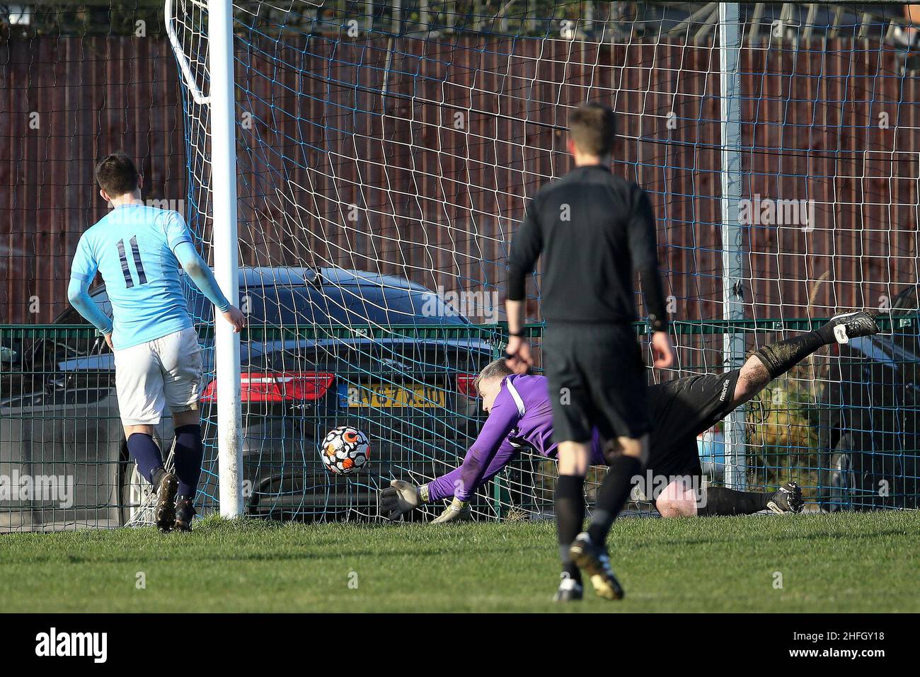 The FA National Sunday Cup game between Dock AFC v Campfield FC at ...