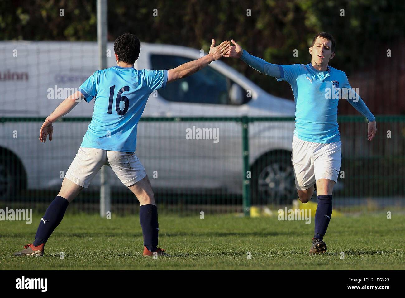 The FA National Sunday Cup game between Dock AFC v Campfield FC at ...