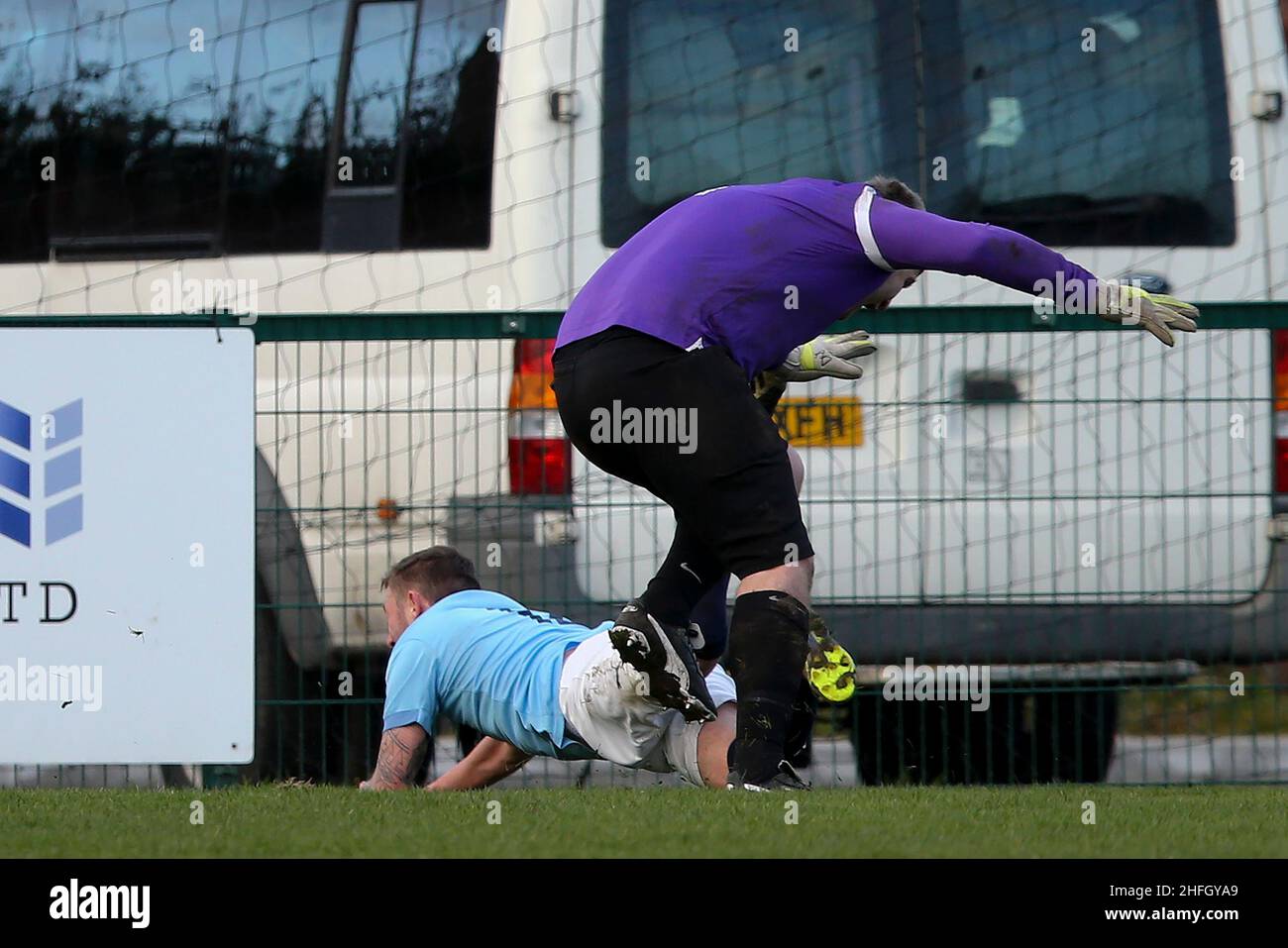 The FA National Sunday Cup game between Dock AFC v Campfield FC at ...