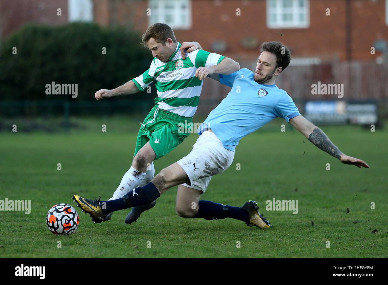 The FA National Sunday Cup game between Dock AFC v Campfield FC at ...