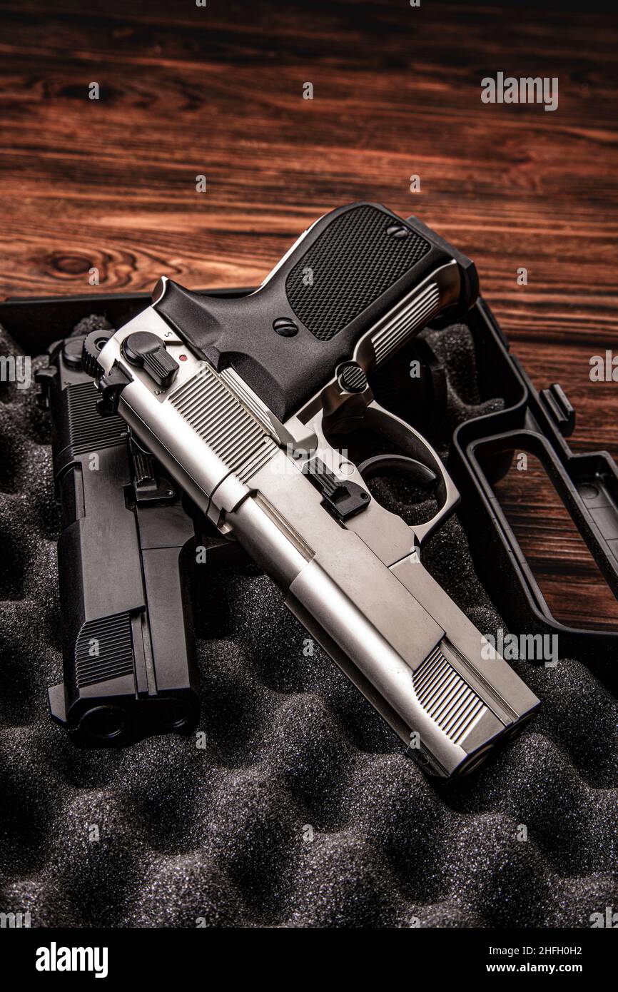 Silver Pistol Wallpaper