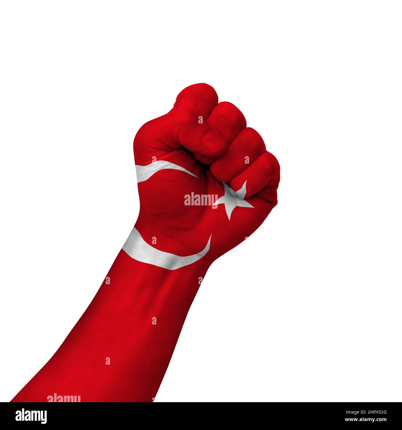 Hand gesture victory flag turkey hi-res stock photography and images ...