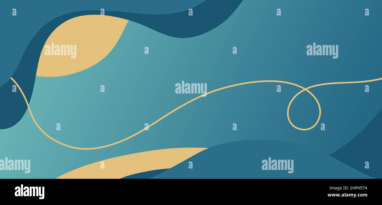 Blue abstract minimal background. Modern and creative wallpaper with ...