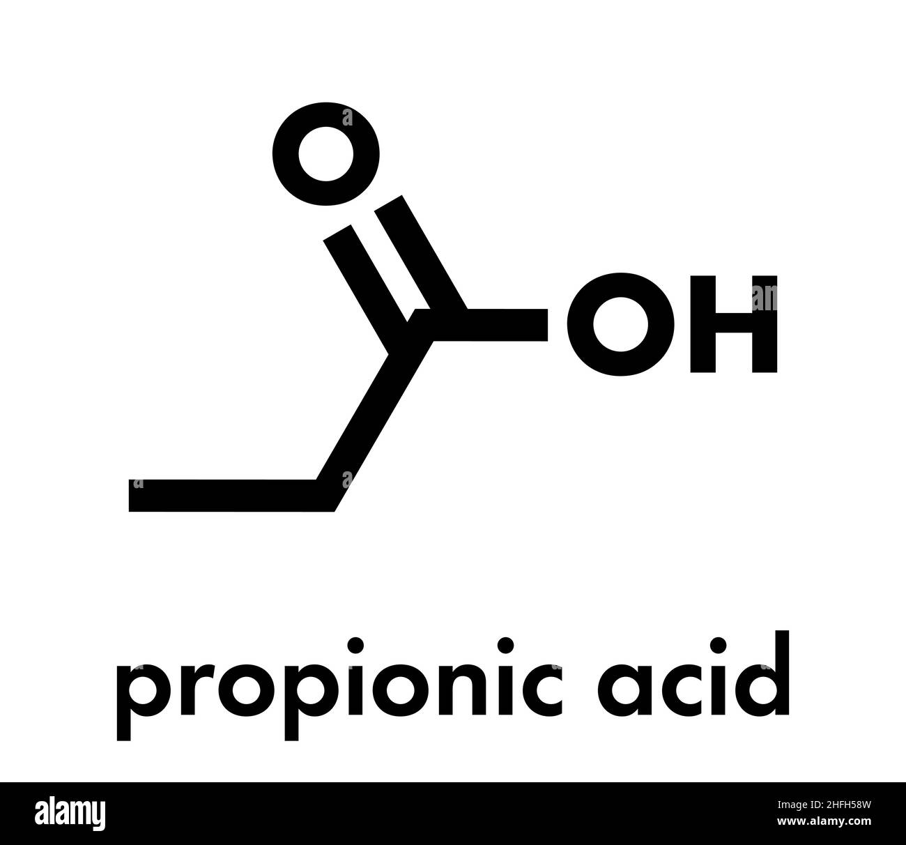 Propanoic Acid Condensed Structural Formula