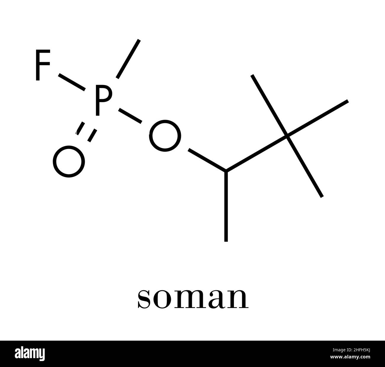 Soman nerve agent molecule hi-res stock photography and images - Alamy