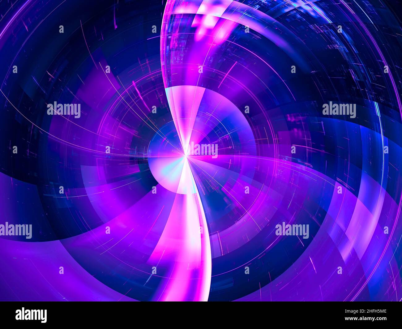 Shiny disk surface with radial rays - abstract illustration Stock Photo ...