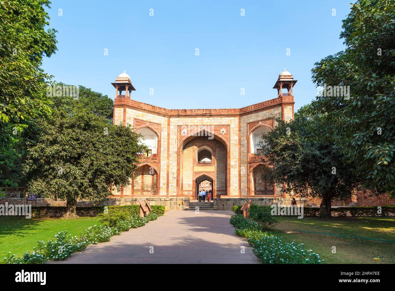 gate to Humayun's Tomb in Delhi, India Stock Photo - Alamy