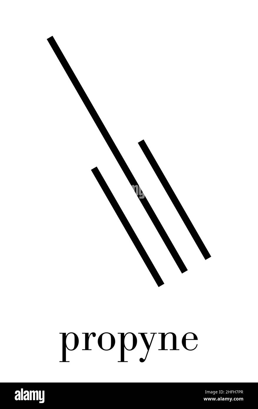 Propyne Structural Formula