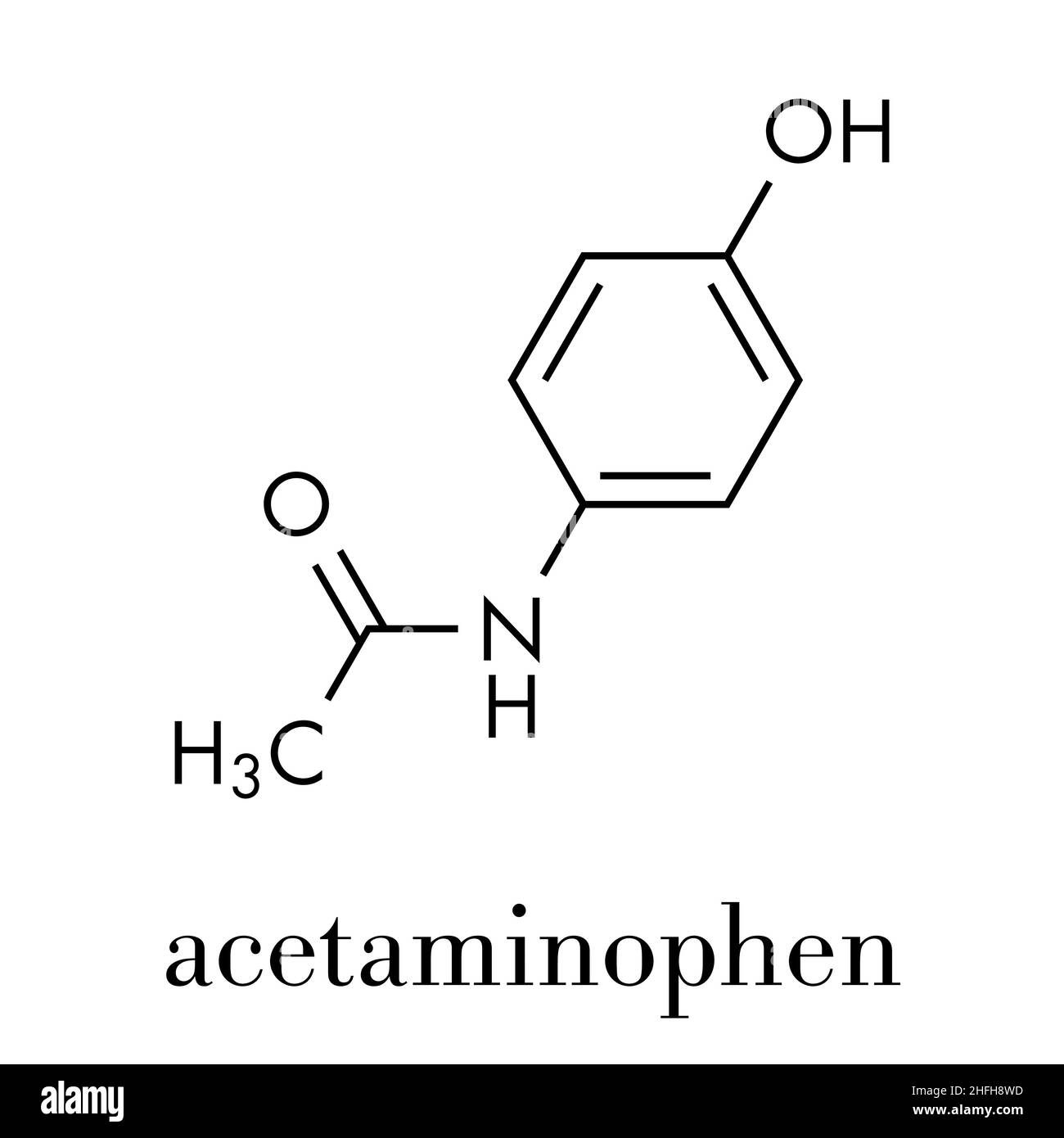 Paracetamol Structure Functional Groups