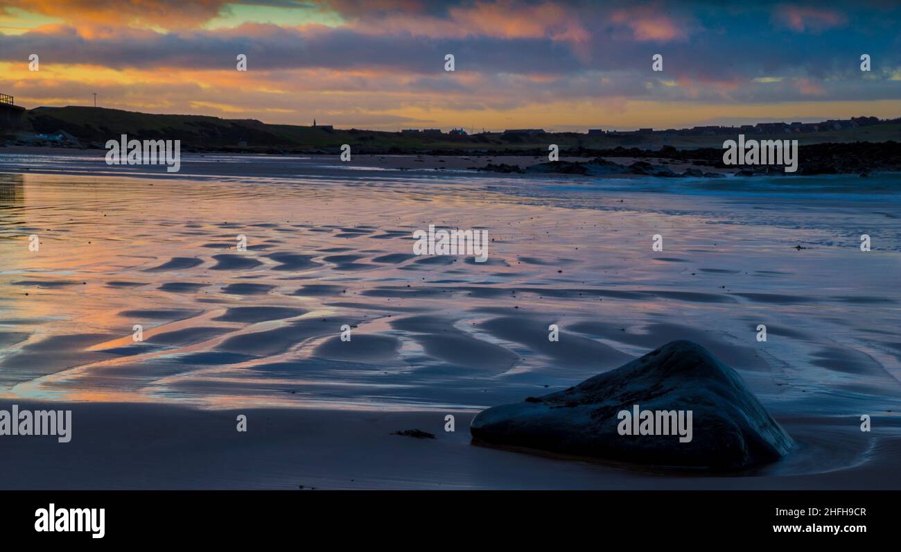 banff links beach aberdeenshire scotland Stock Photo - Alamy