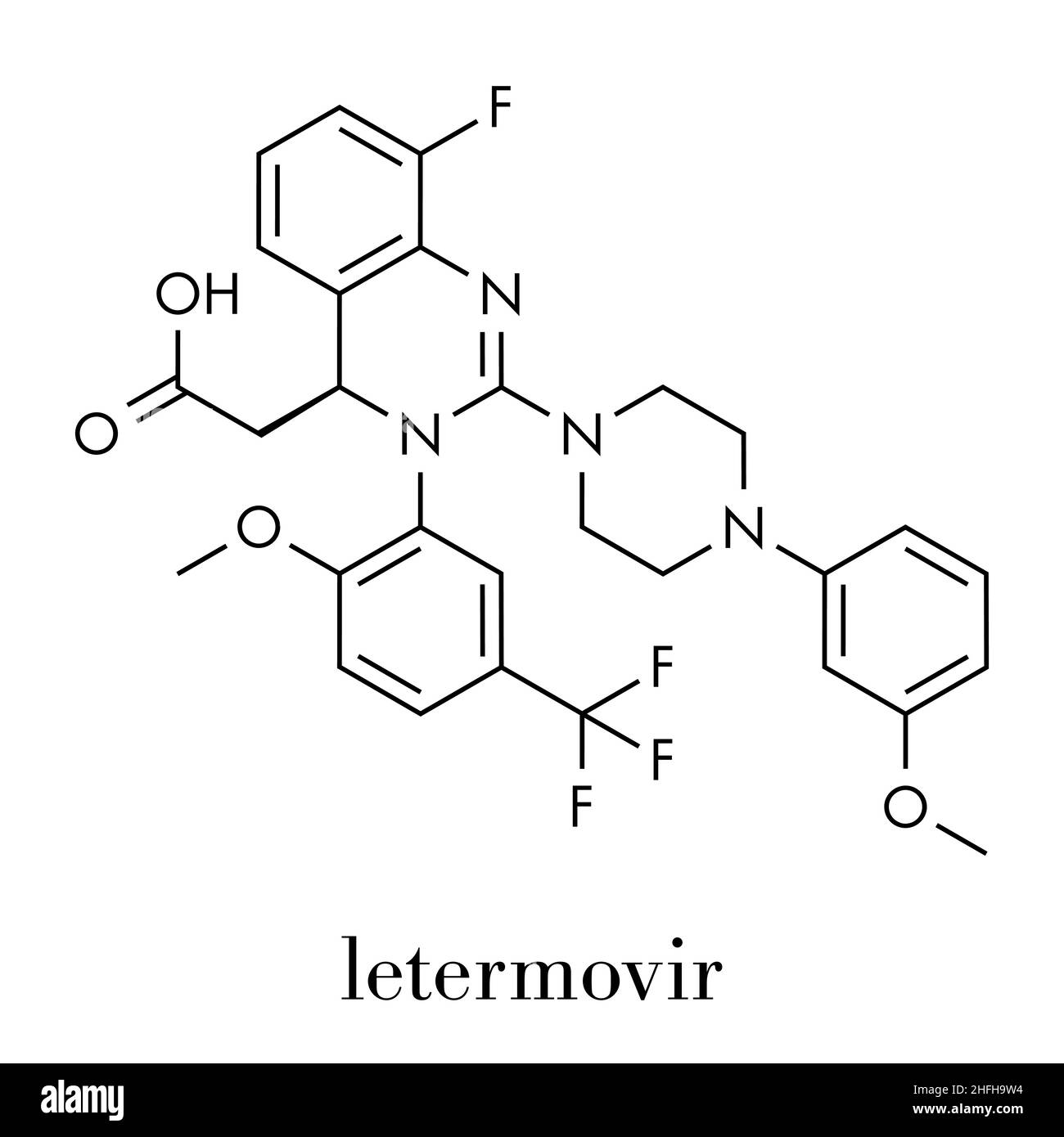 Letermovir Stock Vector Images - Alamy