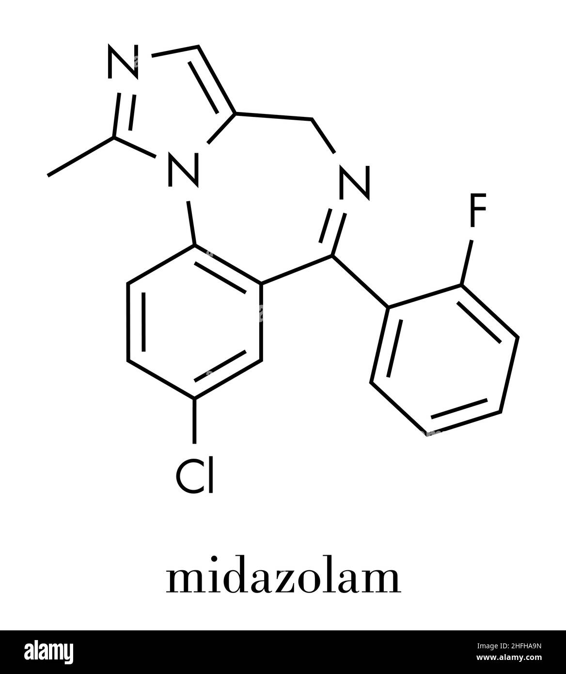 Midazolam Structure