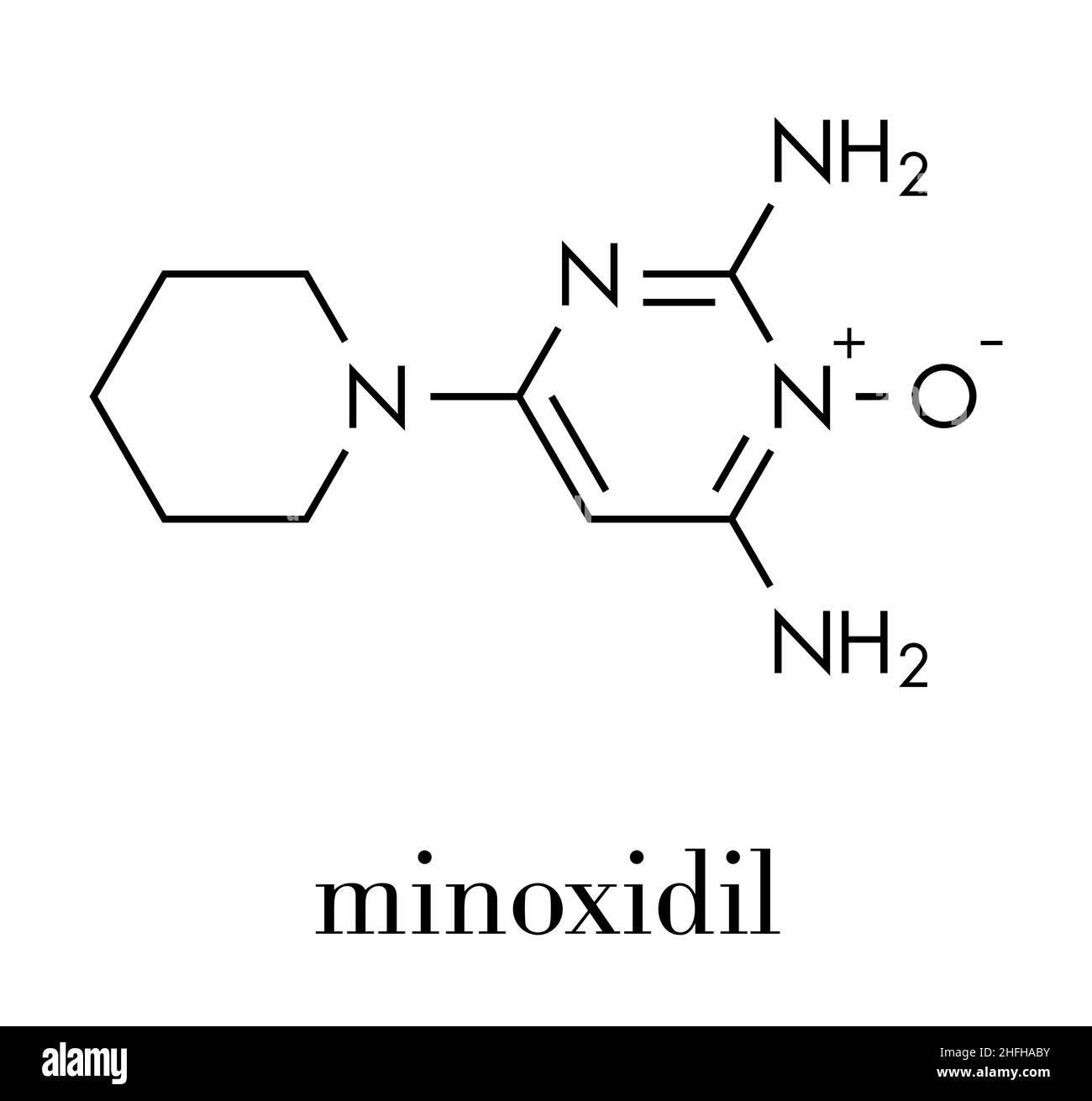 Minoxidil Structure