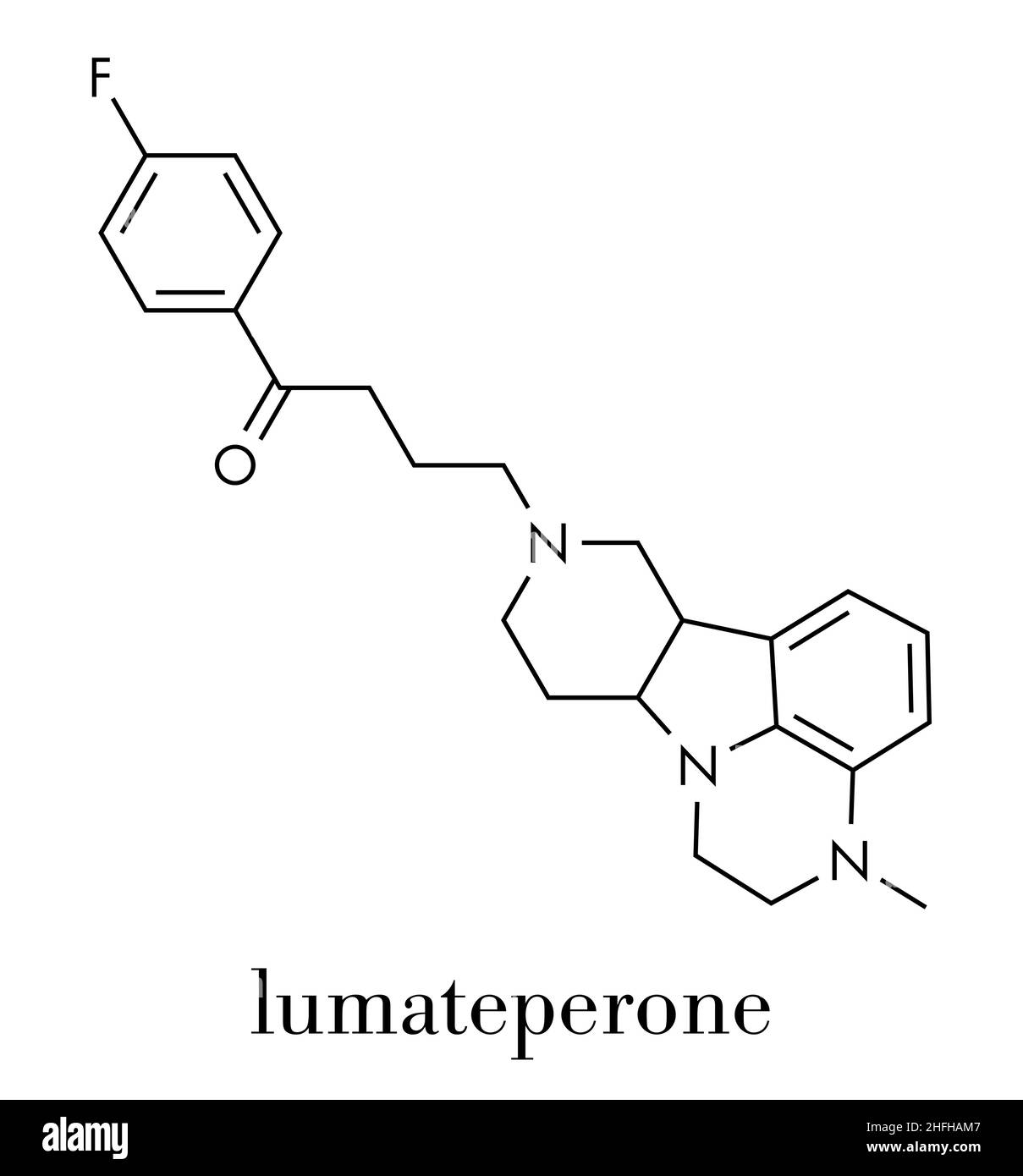 Lumateperone Antipsychotic Drug Molecule Cut Out Stock Images And Pictures Alamy