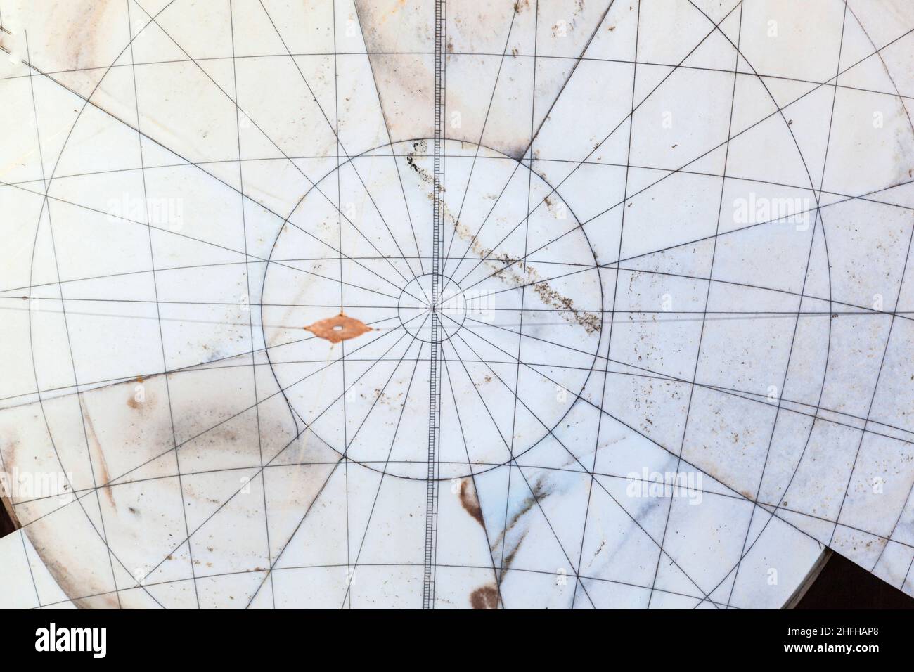 Astronomical instrument at Jantar Mantar observatory - Jaipur ...