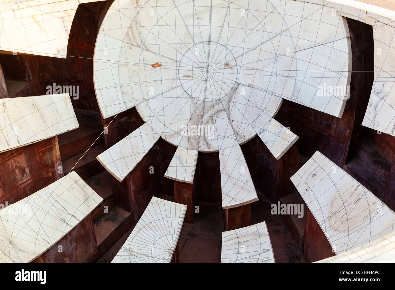 Astronomical instrument at Jantar Mantar observatory - Jaipur ...