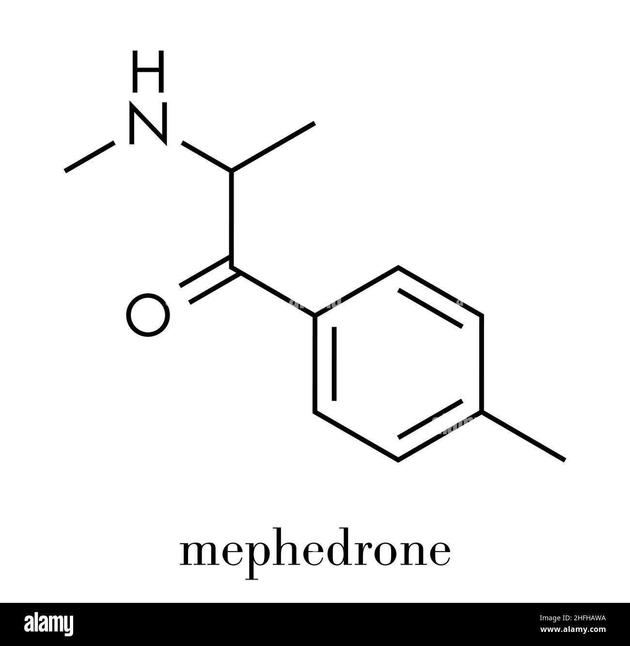Mephedrone molecule Stock Vector Images - Alamy