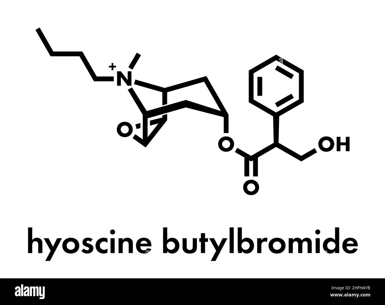 Butylscopolamine Stock Vector Images - Alamy
