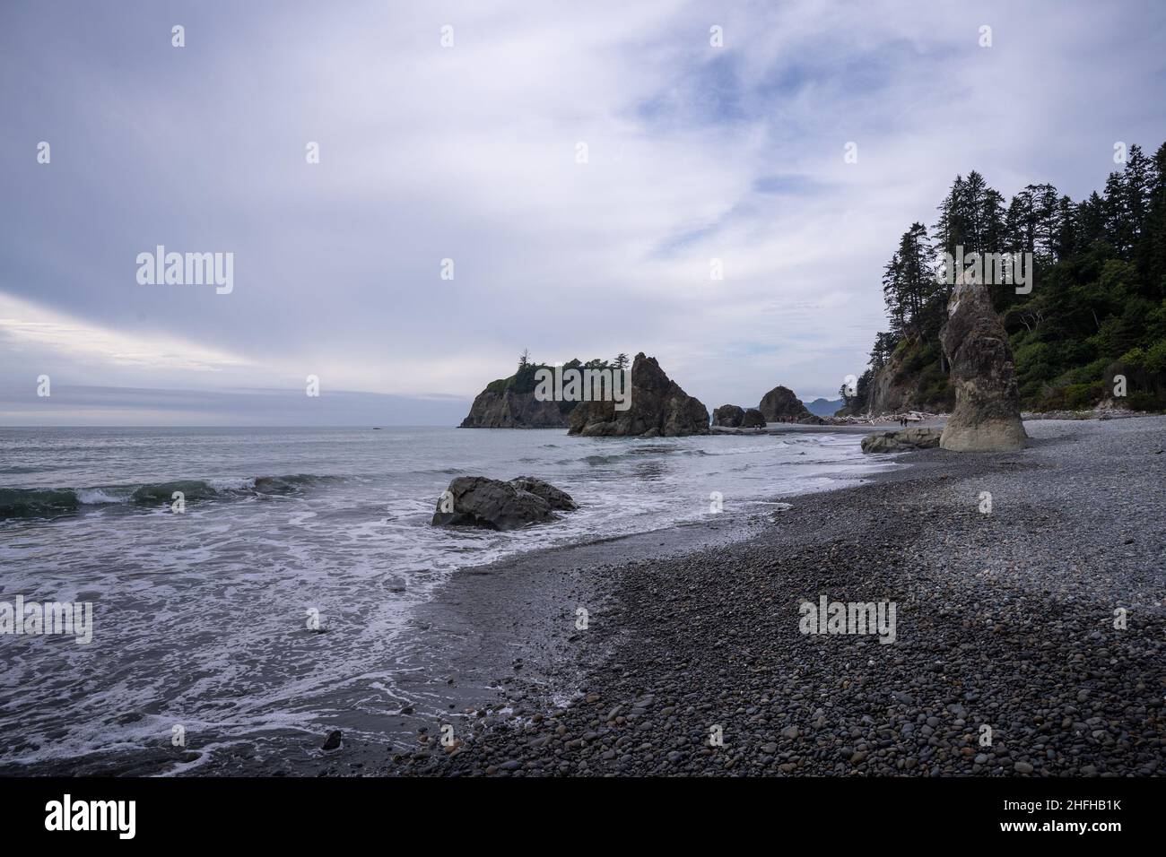 Ruby Beach is the northernmost of the southern beaches in the coastal ...