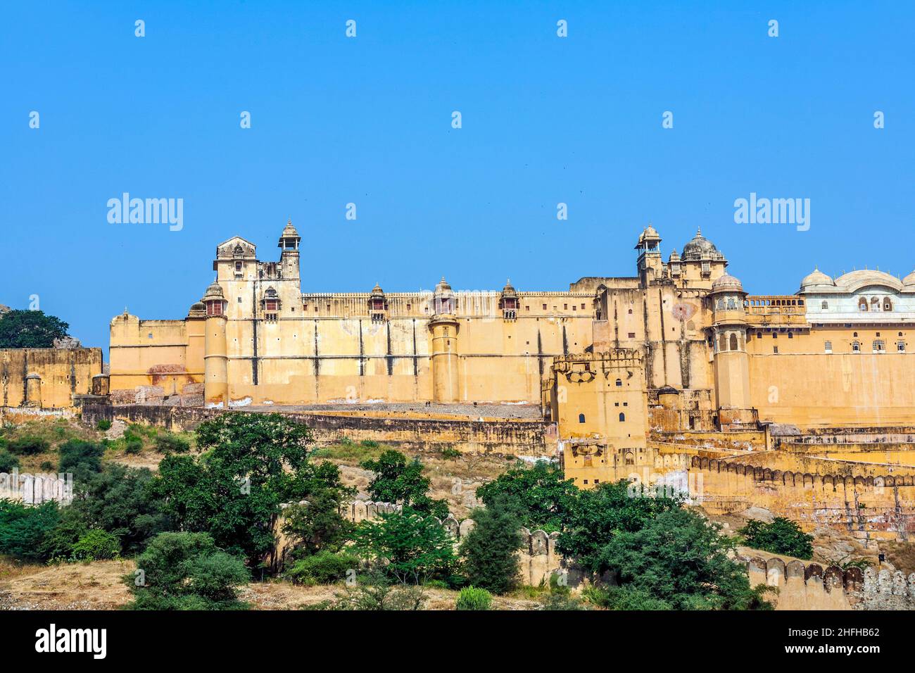 Famous Rajasthan landmark - Amer -Amber - fort, Rajasthan, India Stock ...